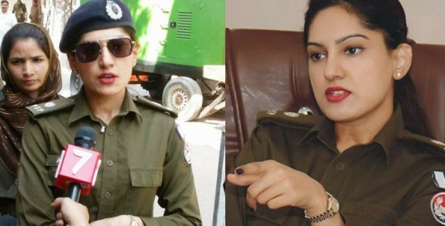 முன்னணி நடிகைகளையும் மிஞ்சிய பேரழகு..! யார் இந்த பெண் போலீஸ் அதிகாரி ...
